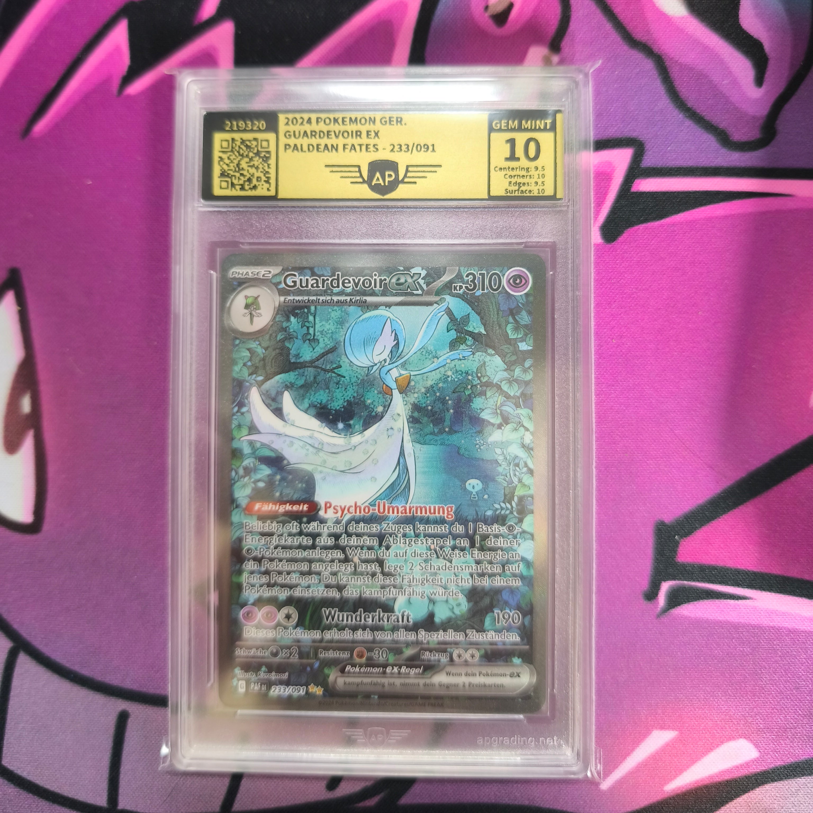 Guardevoir Paldeas Schicksale AP Grading 10 POP 1!! – Lachsnacken-Shop